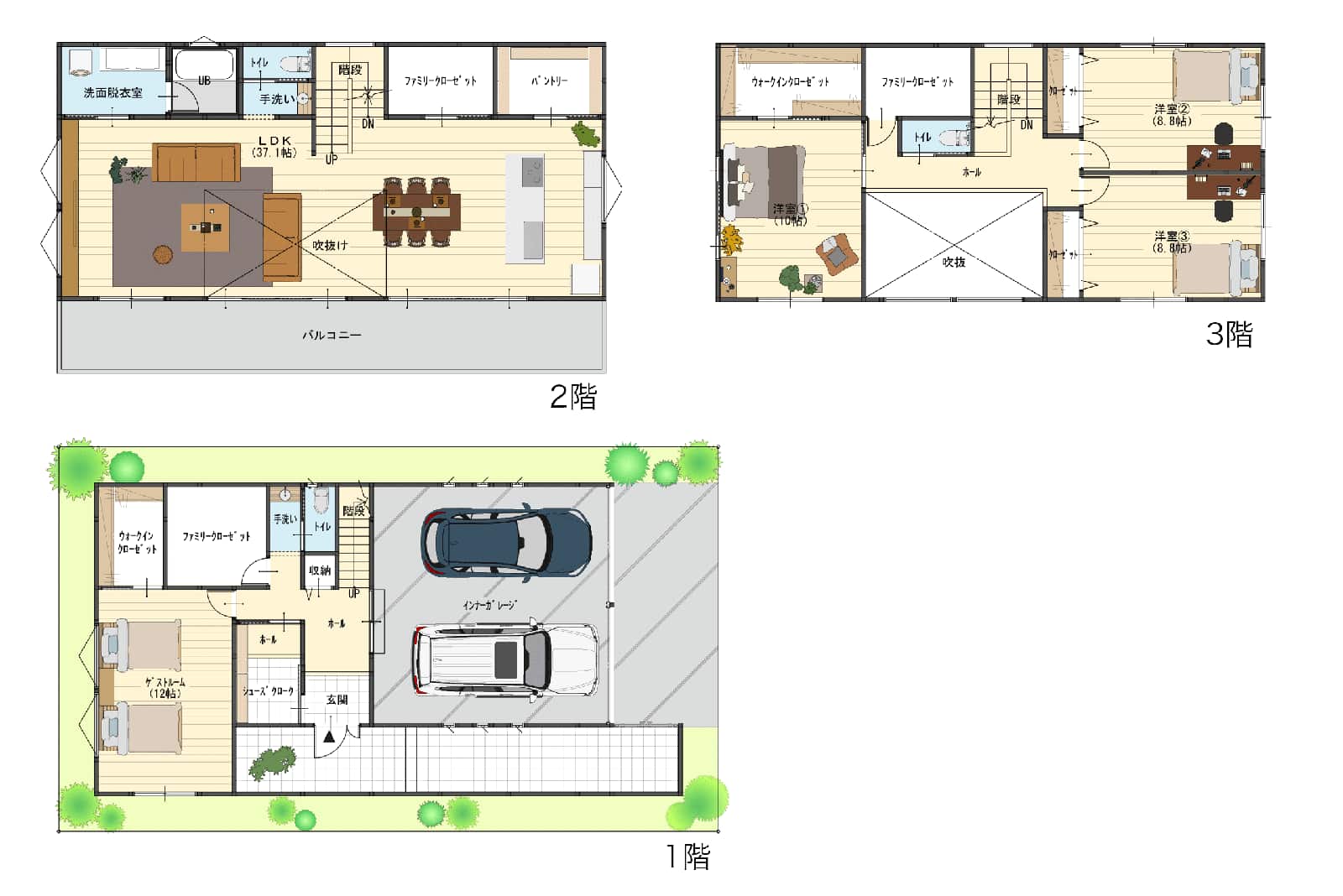 豪邸に相応しい間取りとは？100坪・平屋・3階建てなど広さ別の間取り例を紹介 - Lnote(エルノート) Presented by 東急リバブル